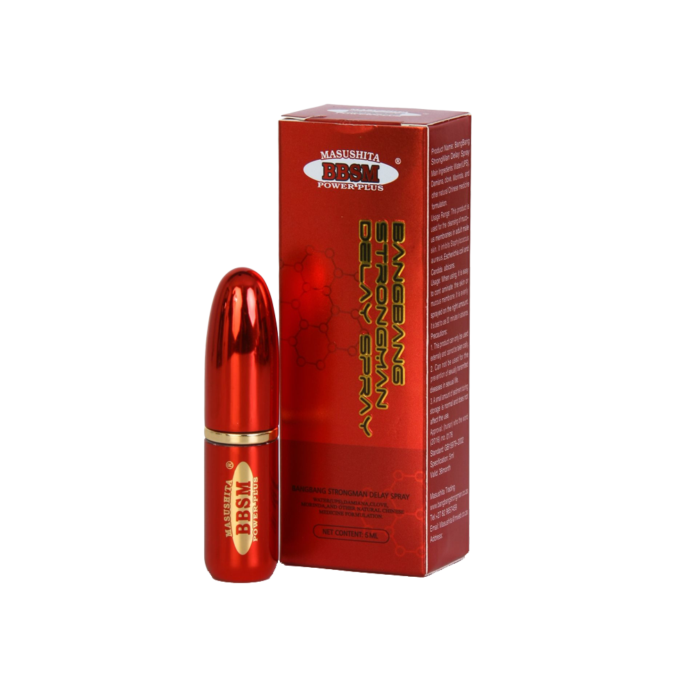 Bang Bang Strong Man Delay Spray 5ml Original Bullet Pack